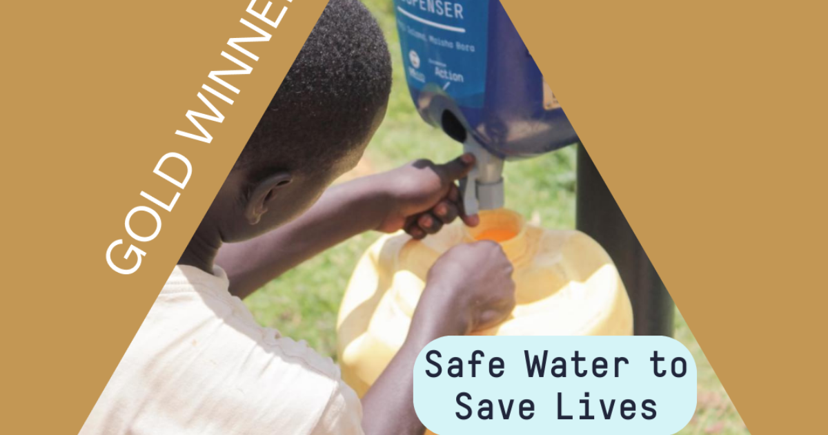 Evidence Action | Evidence Action wins gold for innovative safe water…